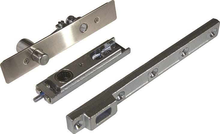 Pivot Door Set Double Action Retractable Top Centre And Bottom Strap ...