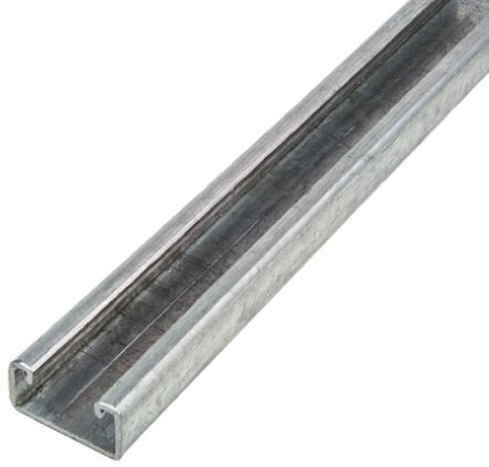 Channel Plain Galvanised 41 × 21 × 2.5mm × 3m