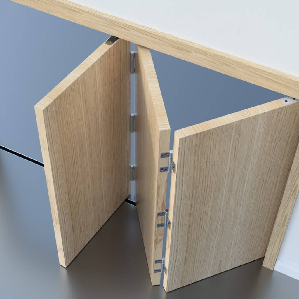 Tommafold Interior Top Hung Sliding Door Kit, 2 panels plus 1 panel